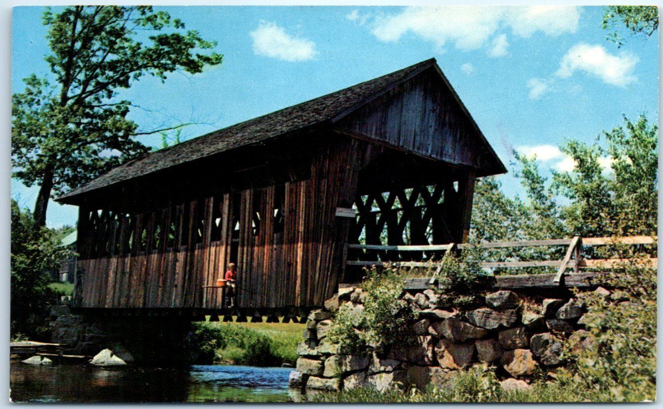 Postcard - The old covered Keniston Bridge - Andover, New Hampshire ...
