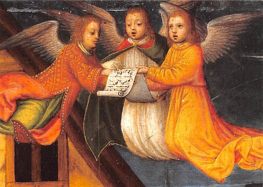 Musical Angels Adoration of the Shepherds | Topics - Religious ...