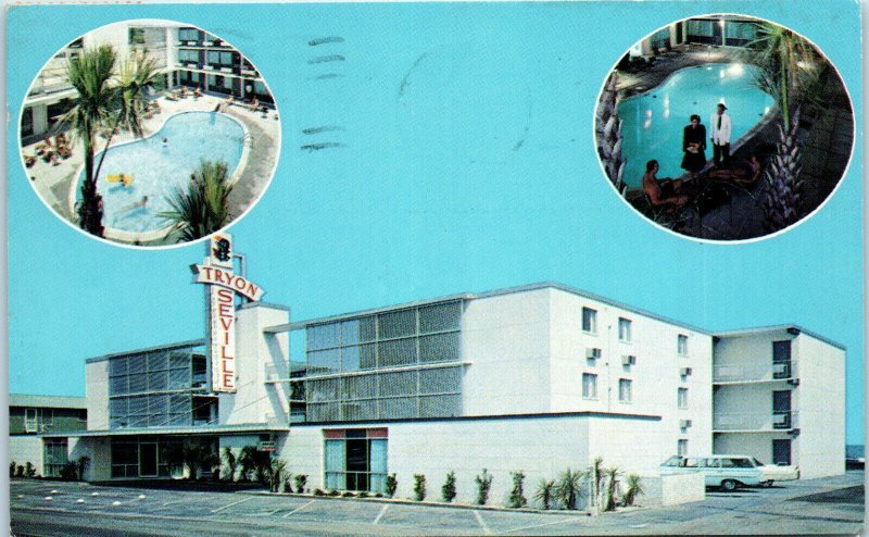 1960s Tryon Seville Resort Hotel Ocean Drive Beach South Carolina ...