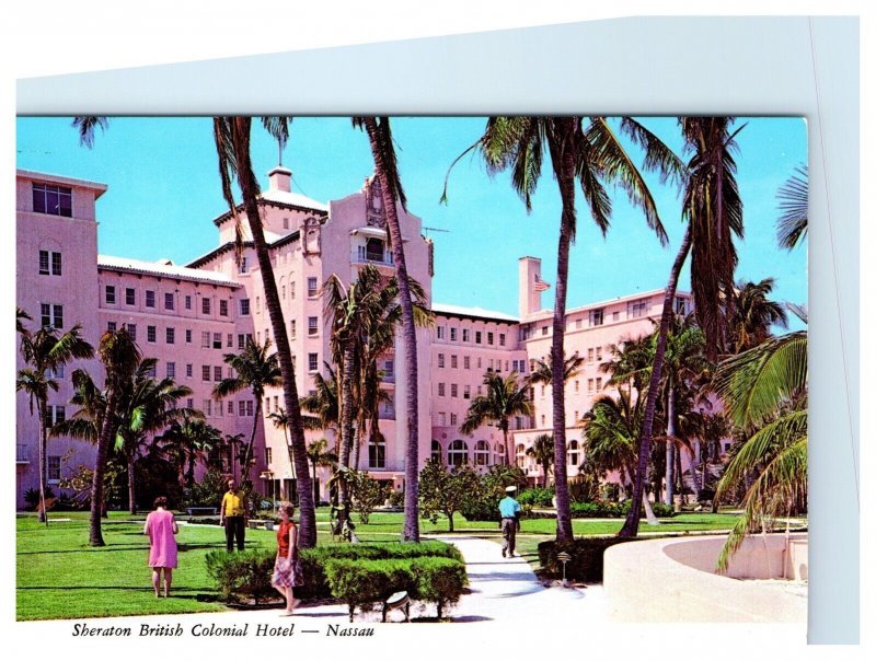 Bahama Islands Nassau Sheraton British Colonial Hotel Garden Chrome ...