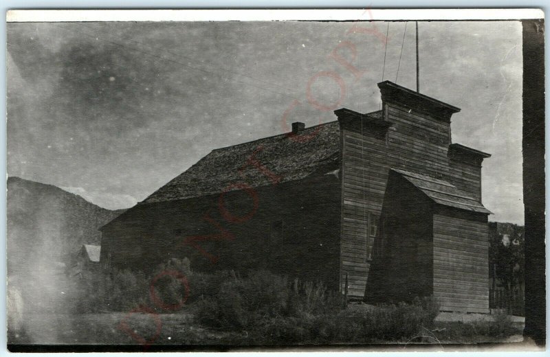 c1910s Random Old Western Building RPPC Real Photo Postcard Desert ...