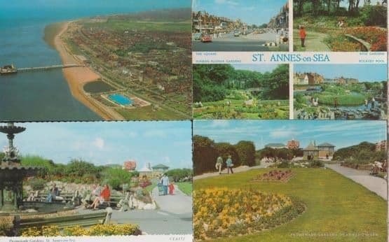 St Annes On Sea 1970s Aerial Birds Eye 4x Postcard s | Europe - United ...