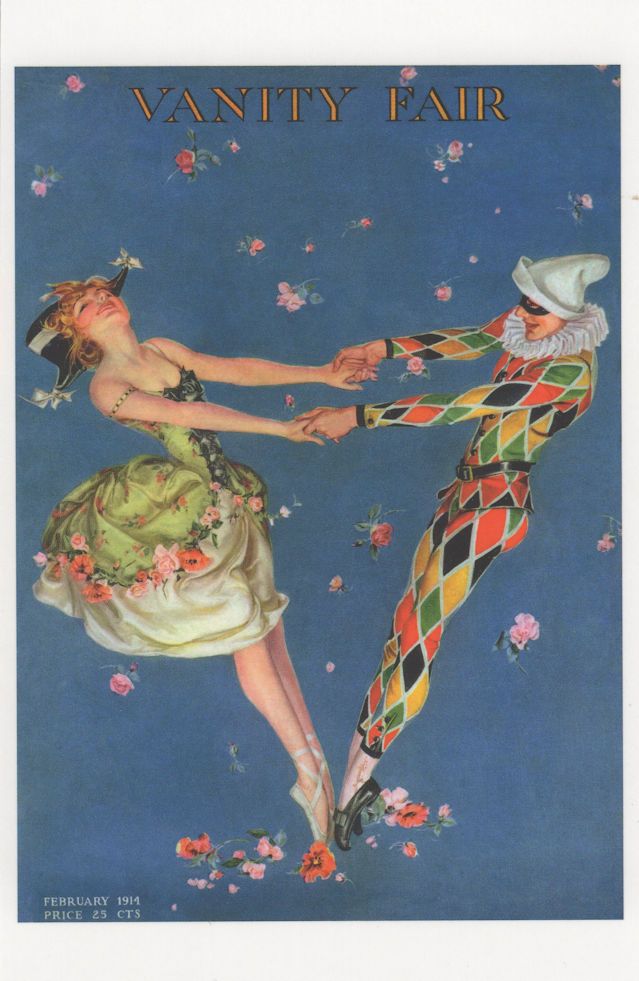 Vanity Fair WW1 Court Jester Dancing Painting American Magazine ...