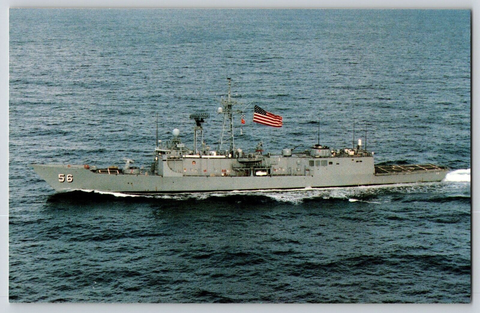 Postcard US Navy Ship - USS Simpson (FFG-56) - Guided Missile Frigate ...