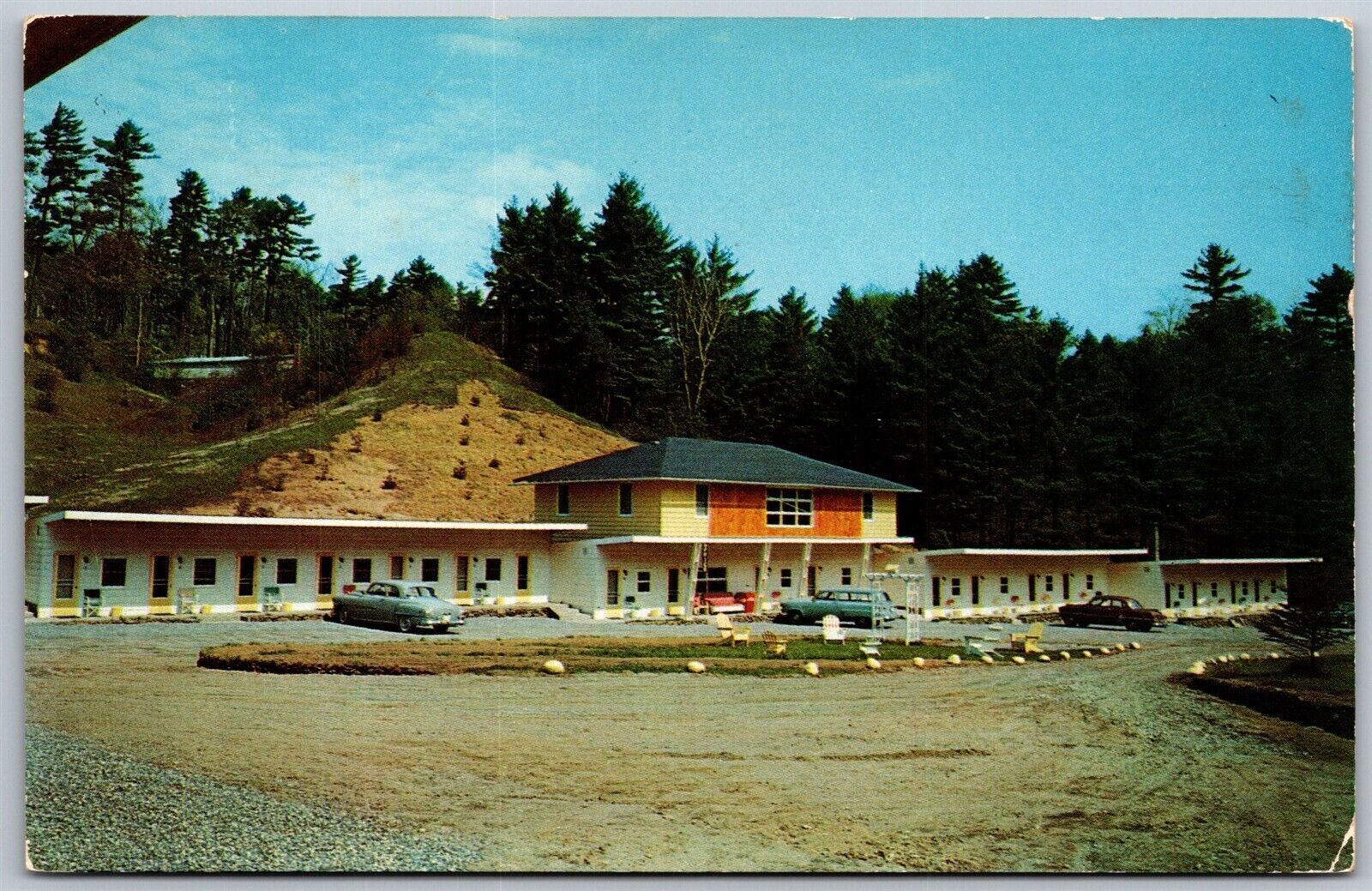 Vtg Johnsbury Vermont VT Maple Center Motel 1950s VIew Old Postcard ...