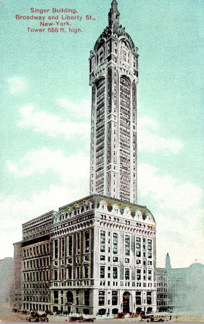 New York City The Singer Building | United States - New York - New York ...