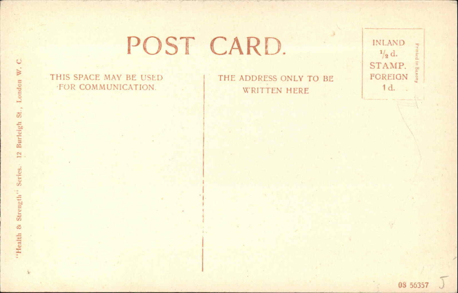 Strongman Shirtless Wrestler John Lemm Health & Strength c1910 Postcard ...