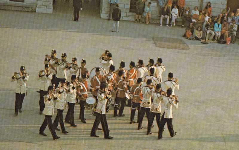 Drummers Pin Wheel March Old Fort Henry Canadian Military Postcard ...