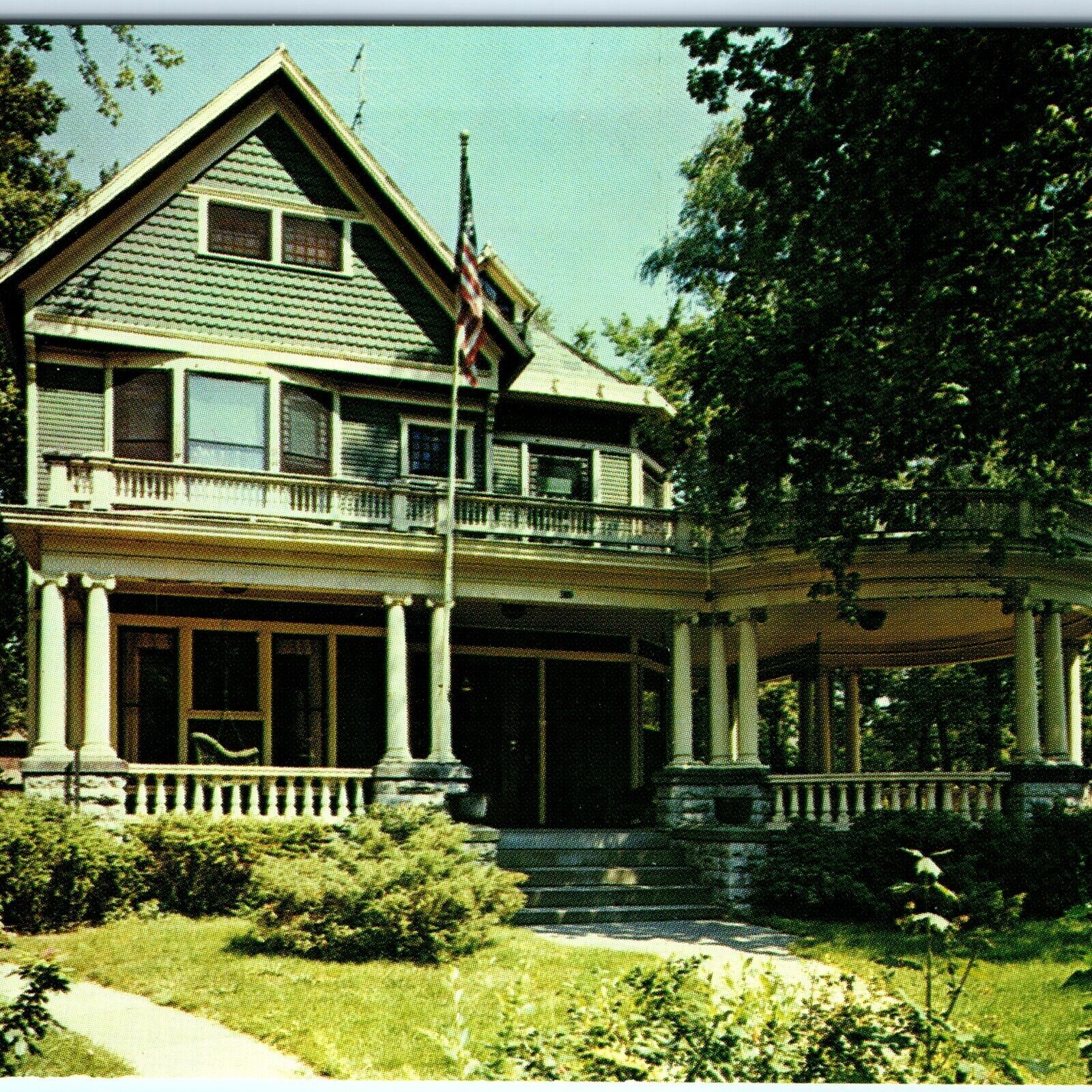 c1950s Marion OH Warren Harding Home Museum Victorian House Porch ...