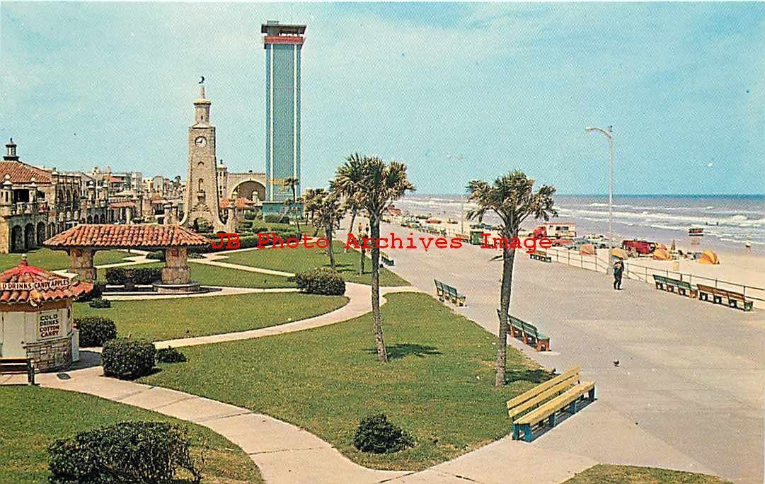 4 Postcards, Daytona Beach, Florida, Various Scenes of Beach ...