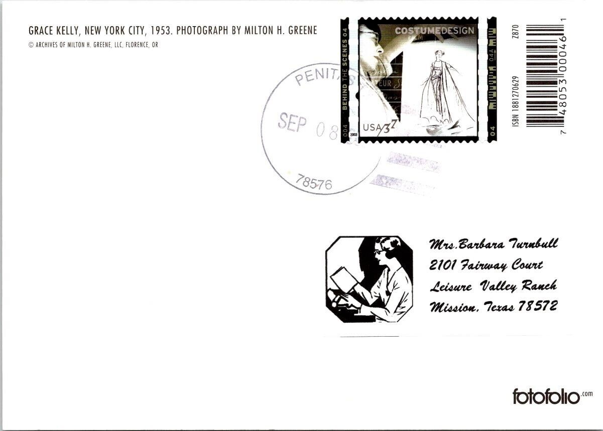 REPRO, NY New York City ACTRESS GRACE KELLY 1953~Milton H Greene 4X6 ...