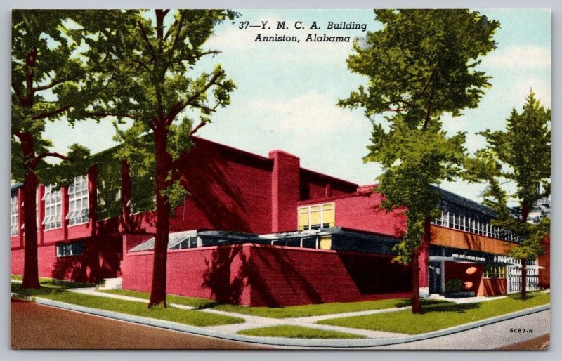YMCA Young Mens Christian Association Building Anniston Alabama Street ...