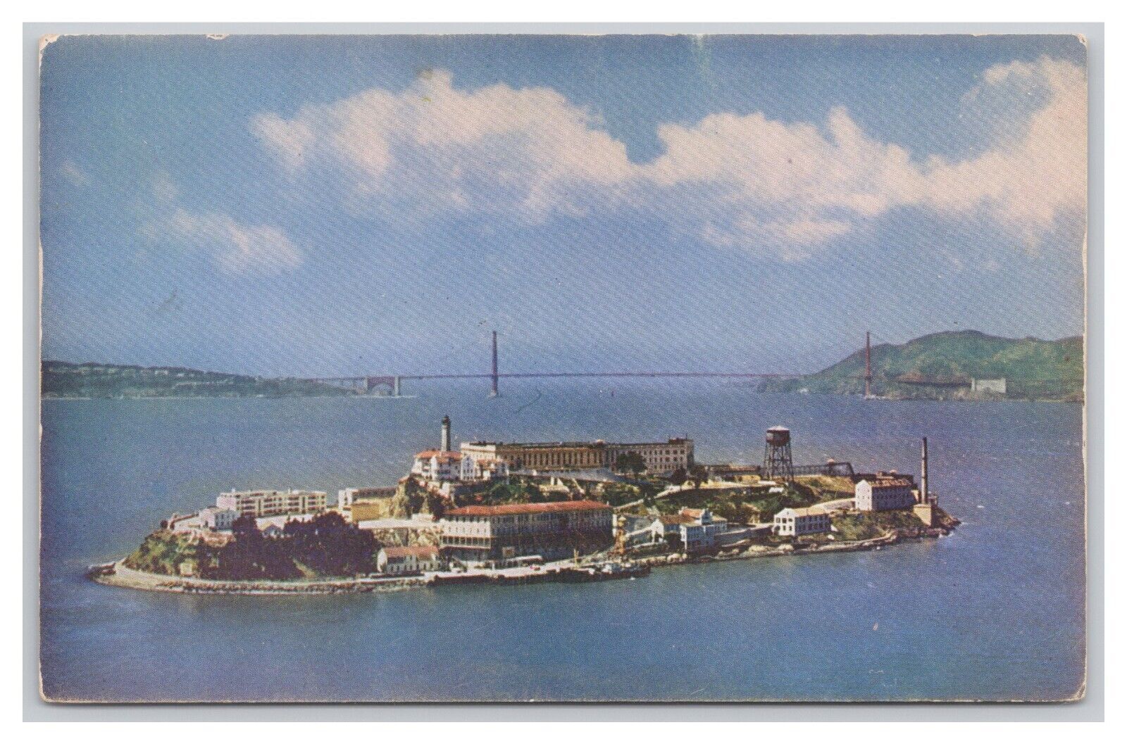 San Francisco California Alcatraz Island "The Rock" Postcard Golden ...