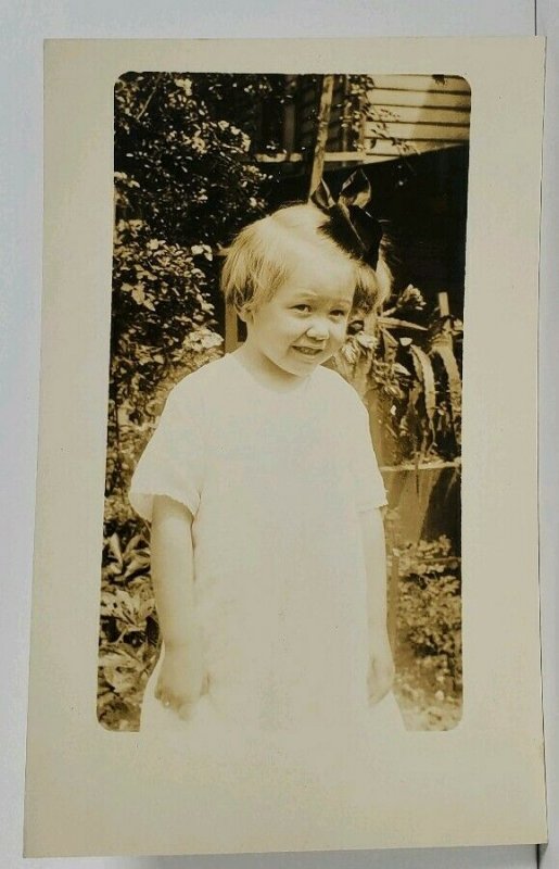 RPPC Darling little Girl Cute Smile Irma Doris Walters Real Photo ...