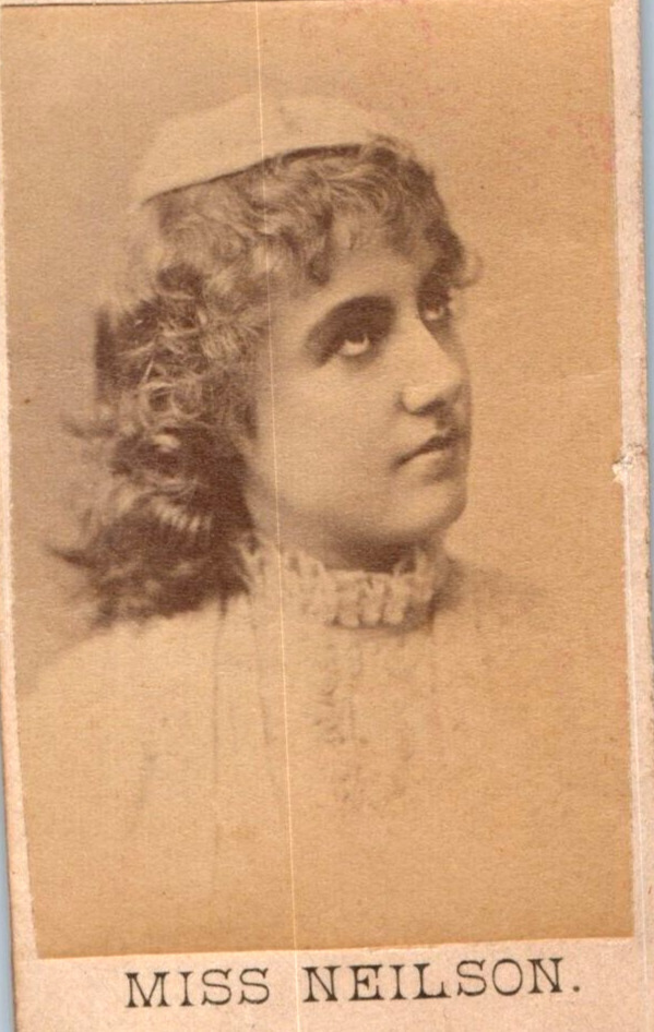 1880s Reap Photo Card Marshall Lincoln Actress Miss. Neilson F136 ...