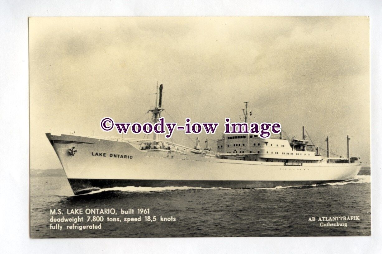 pf0356 - Swedish Orient Line Cargo Ship - Lake Ontario , built 1961 ...