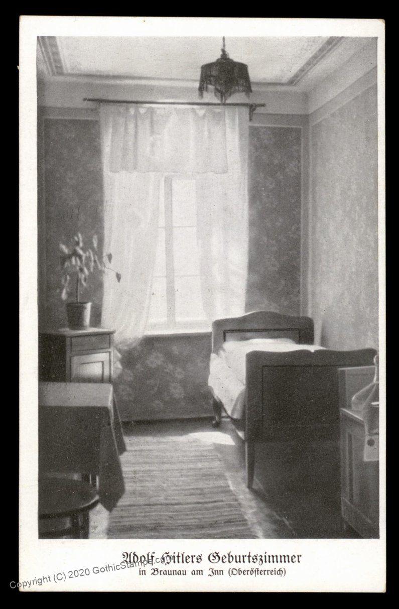 3rd Reich Germany 1938 Adolf Hitler Birth Room Braunau Austria Portrait ...