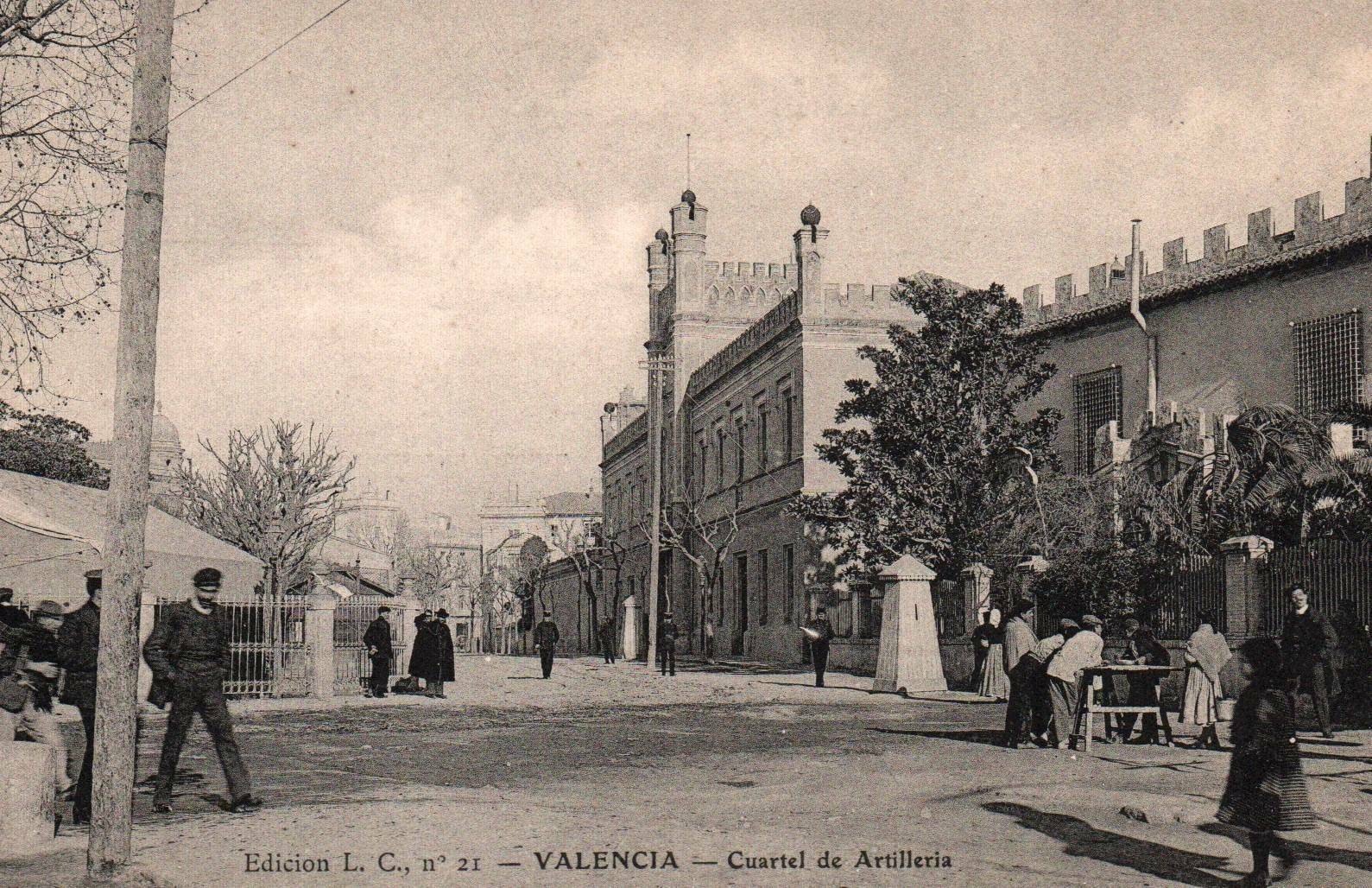 Valencia Spain Artillery Barracks Vintage Postcard | Europe - Spain ...