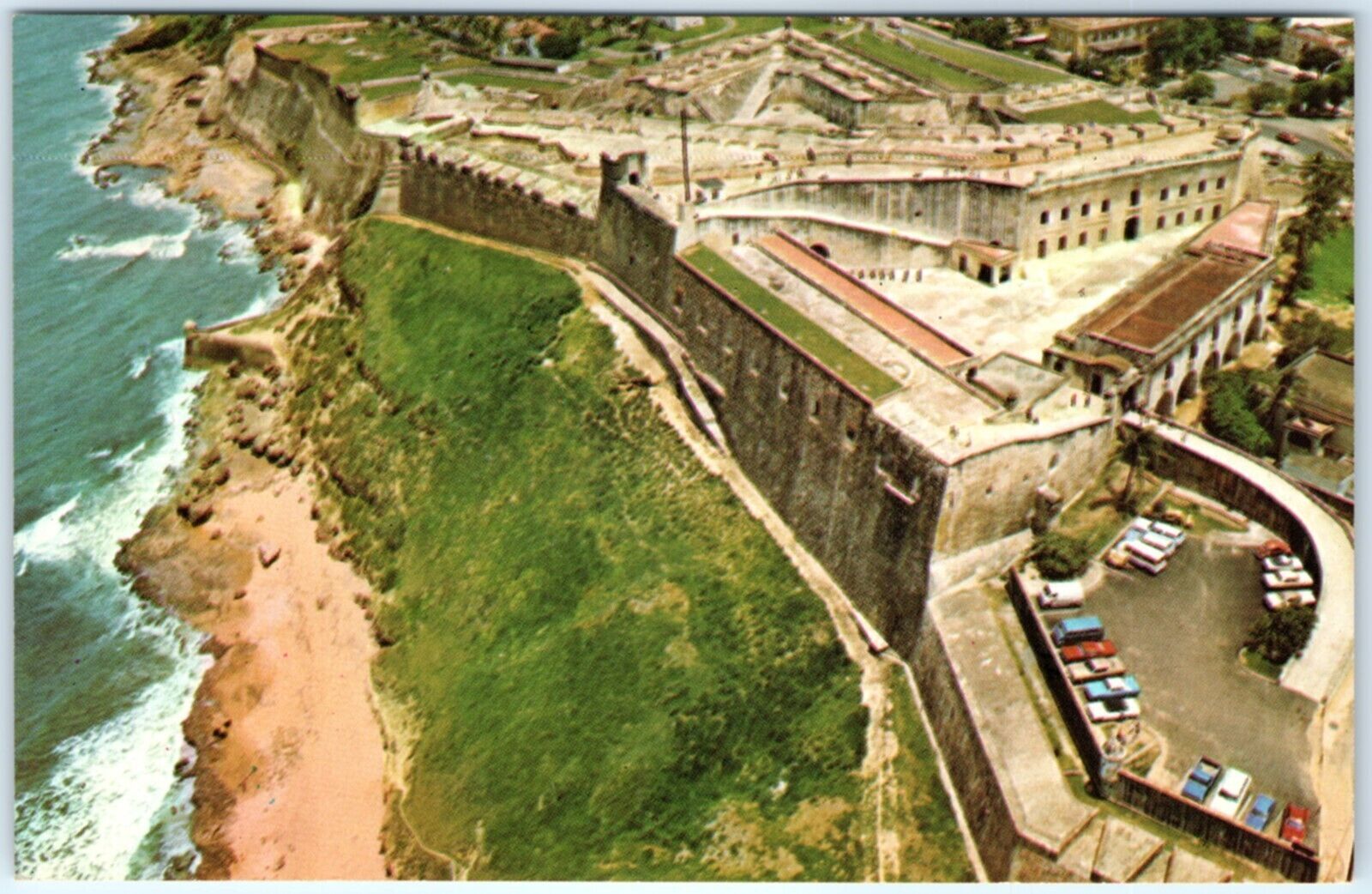 c1960s Old San Juan, Puerto Rico Star Fort Castillo San Cristobal Fort ...