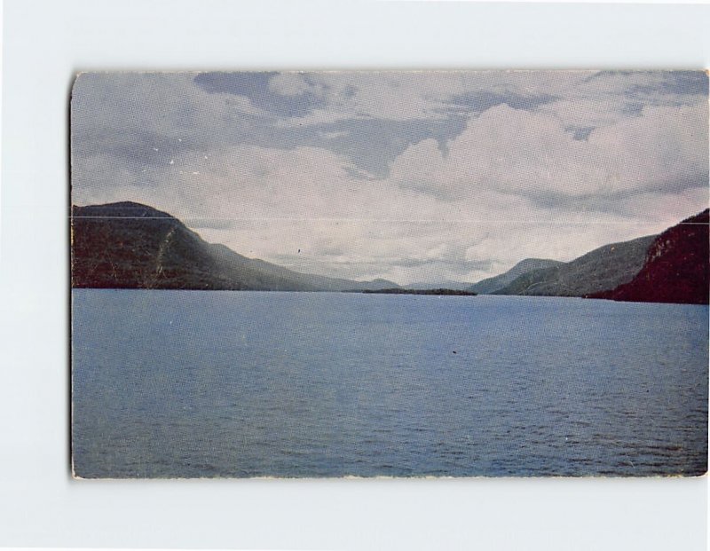 Postcard Lake George View to South from Sabbath Day Point New York USA ...