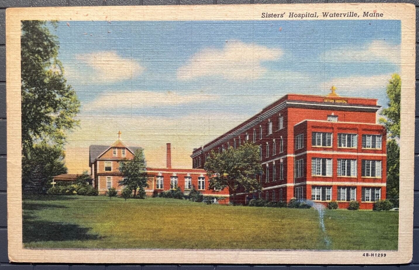 Vintage Postcard 1944 Sisters' Hospital Waterville Maine | United ...