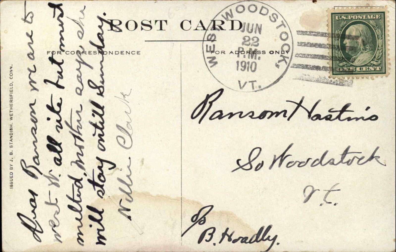 Bridgewater Vermont VT Snow and Ice Waterfall River c1910 Vintage ...