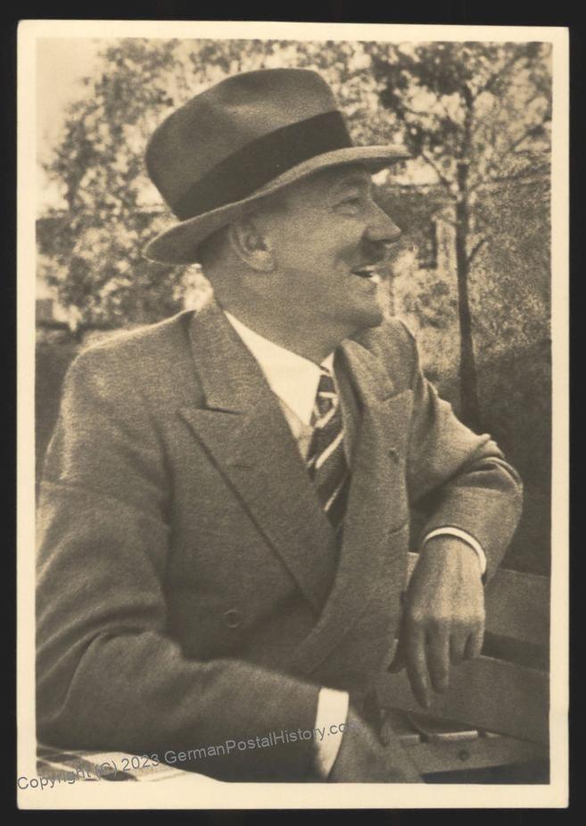 3rd Reich Germany Hitler Laughing it up in Chiemsee Photo Hoffmann 1175 ...
