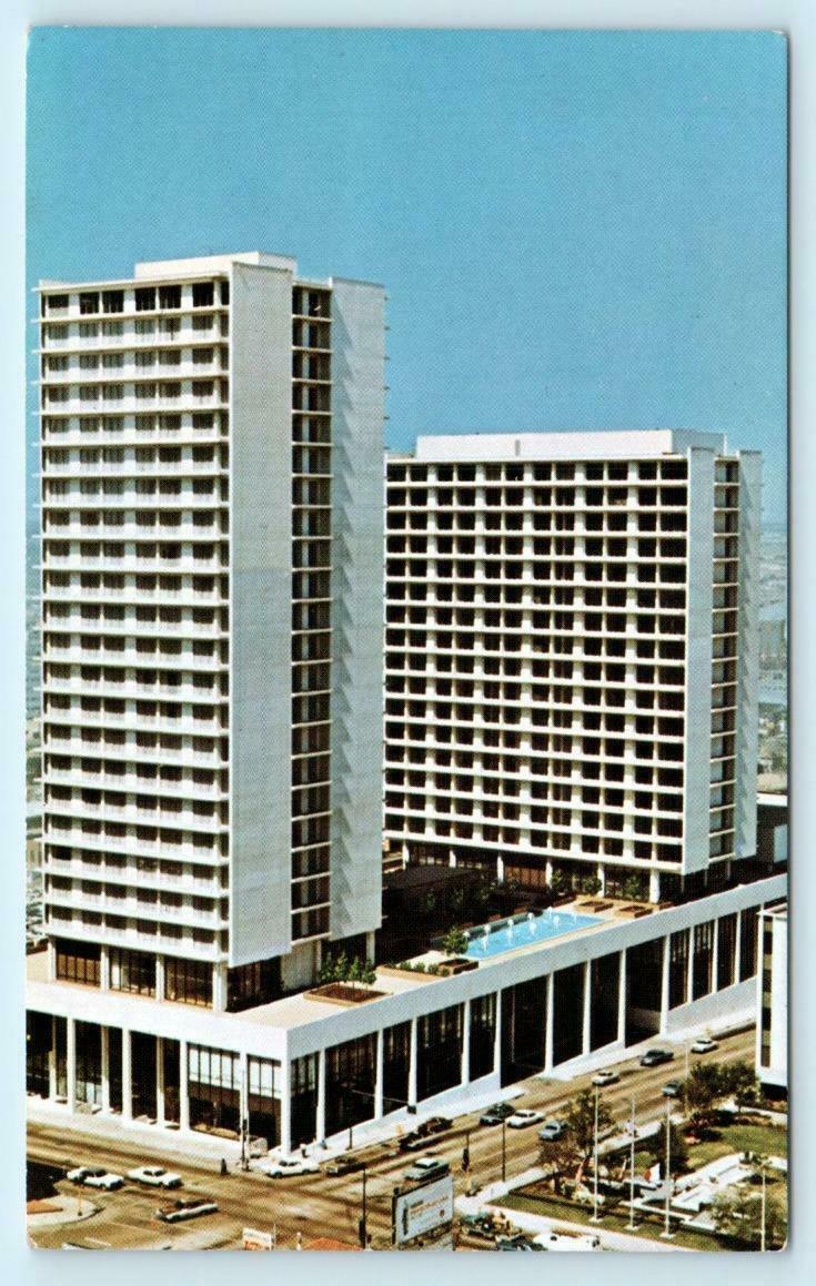 3 Postcards DALLAS, TX~ FAIRMONT HOTEL Exterior, Lobby, Pyramid ...