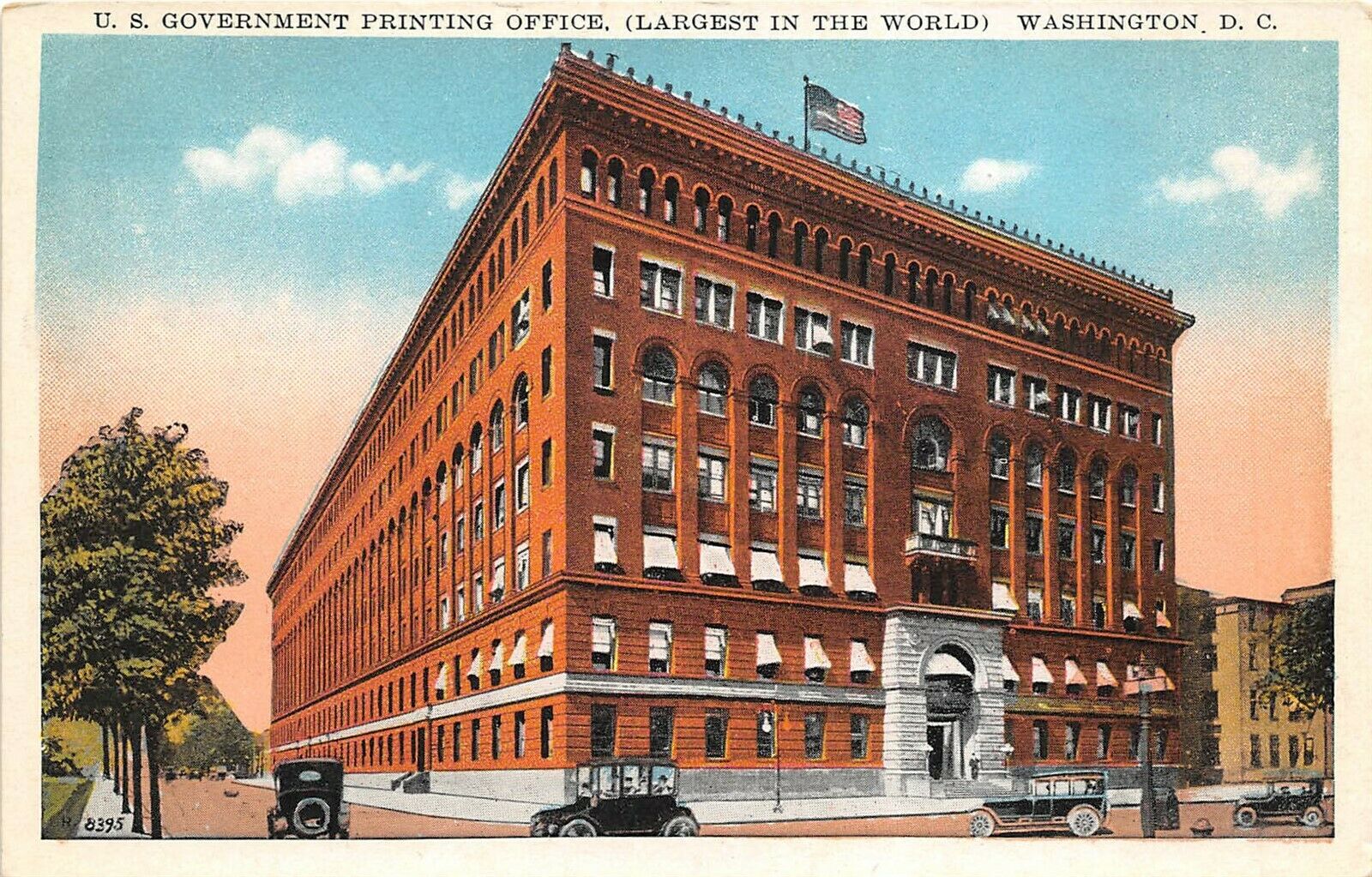 Washington DC 1920s Postcard US Government Printing Office | United ...