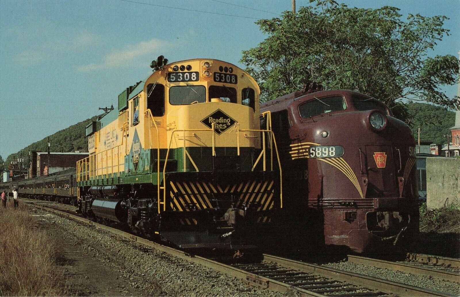 Reading 5308 Locomotive Engine, Reading Lines Postcard | Other ...