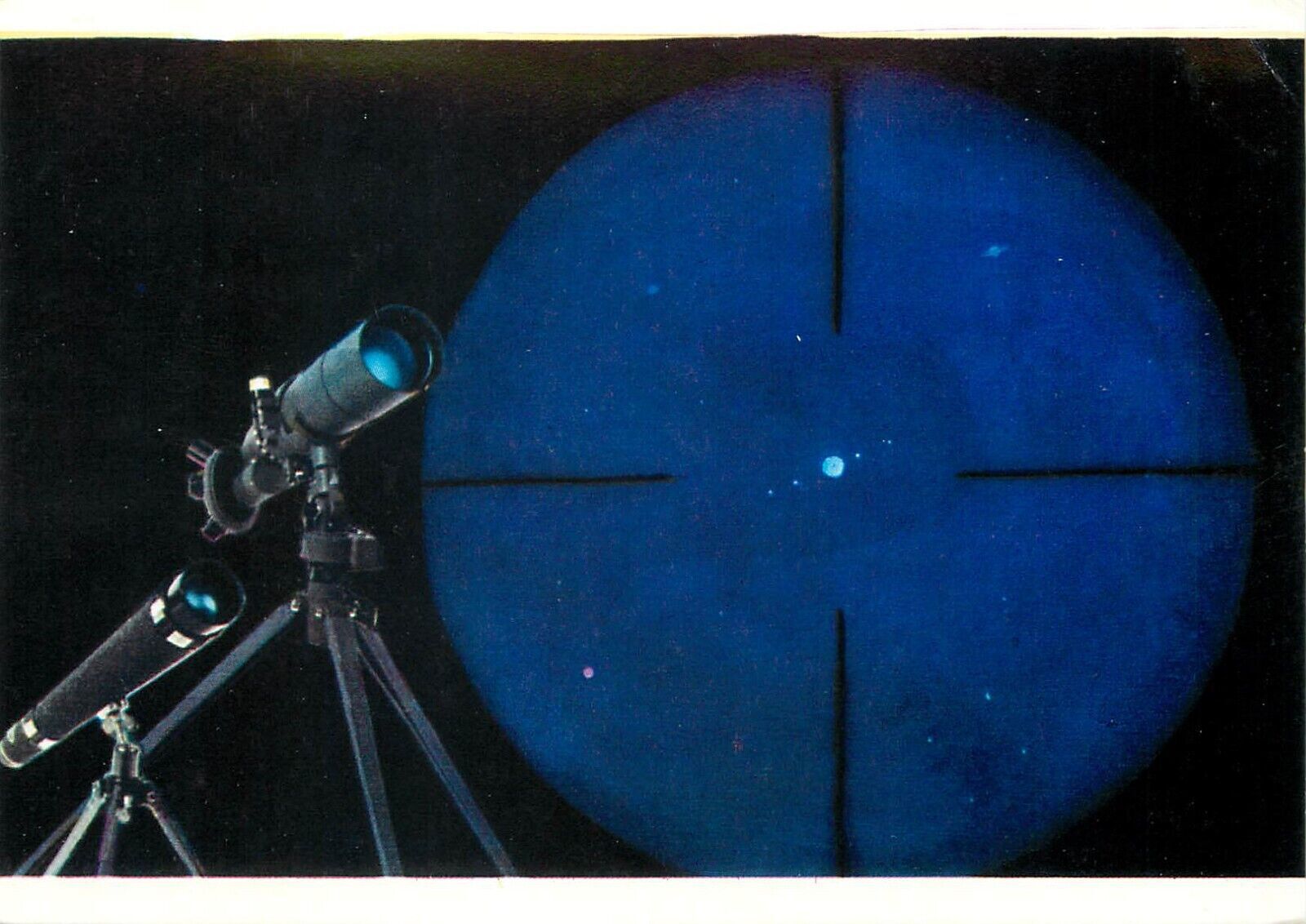 The alignment of the planets Saturn, Mars with Jupiter postcard | Other ...