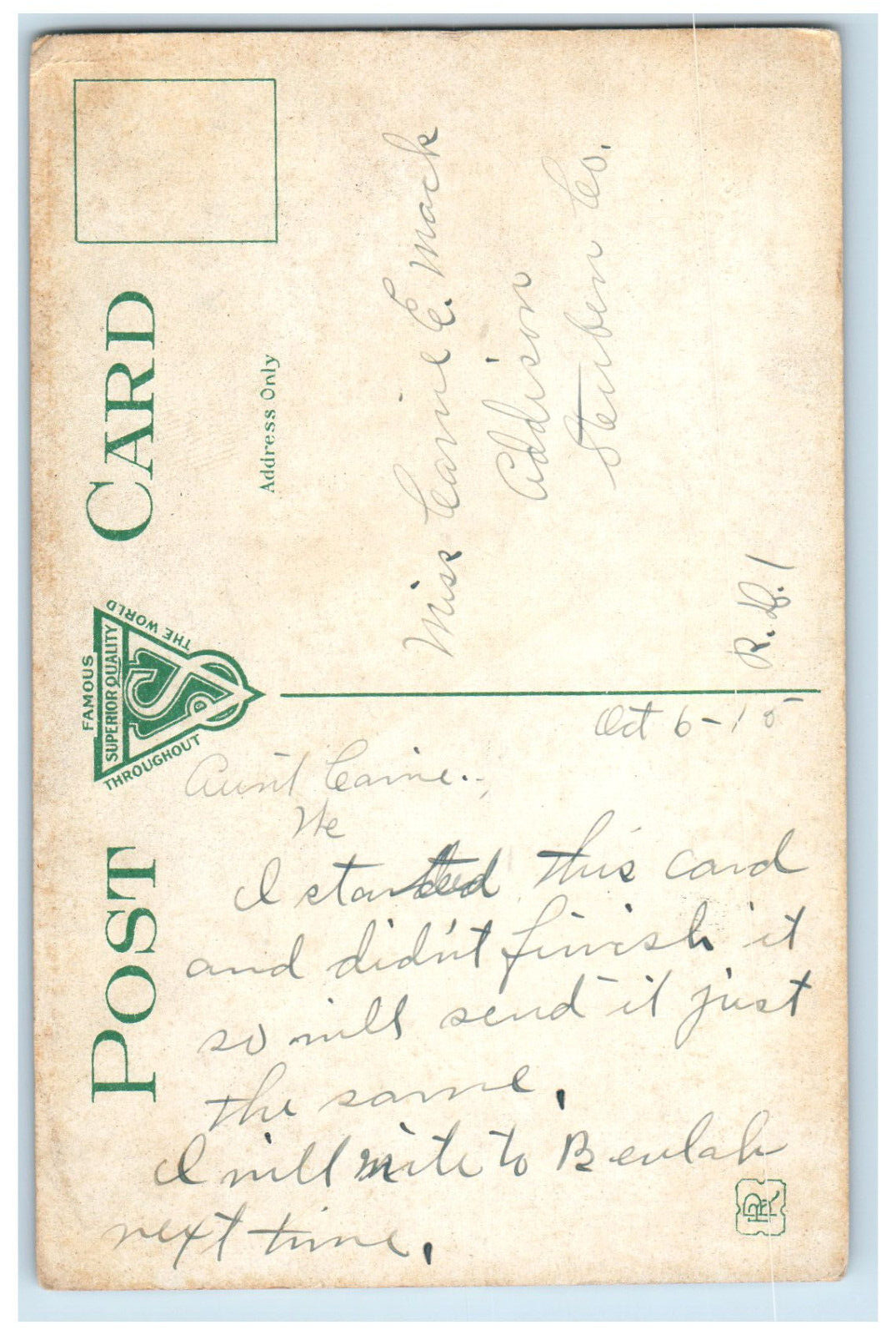 1915 The New City Hospital Ithaca New York NY Antique Posted Postcard ...