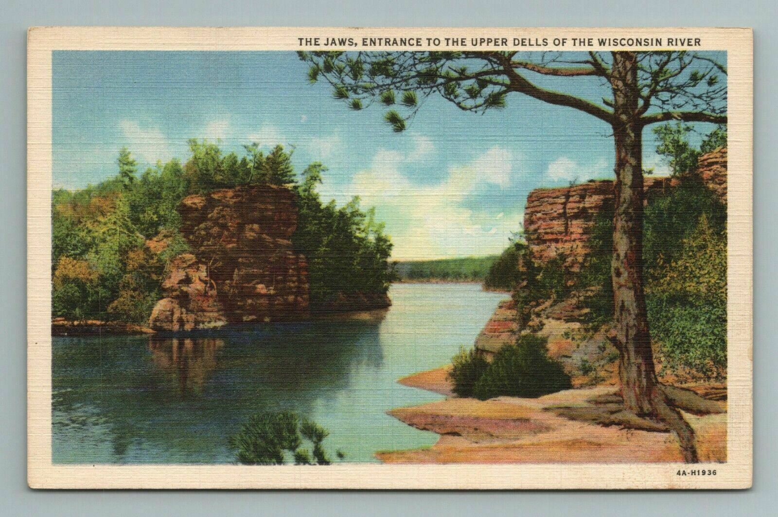 The Jaws, Entrance of the Upper Dells of the Wisconsin River, Wisconsin ...