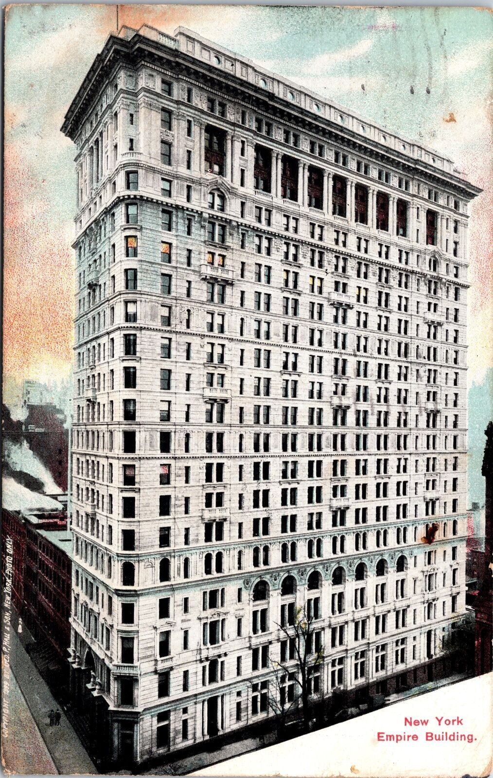 Vintage Postcard the Empire Building New York City Posted Madison ...