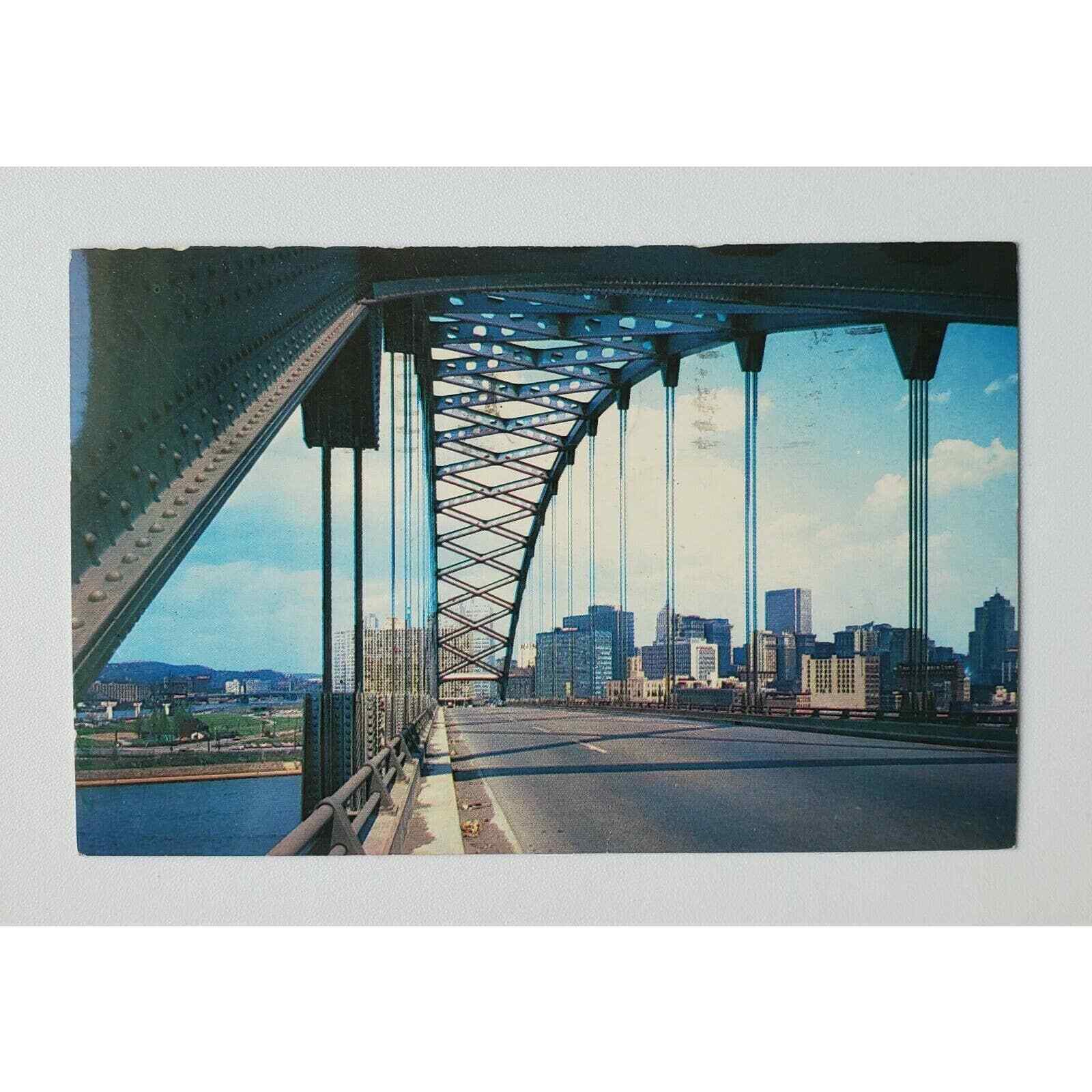 Gateway Center Buildings Golden Triangle Fort Pitt Bridge Posted 1965 ...