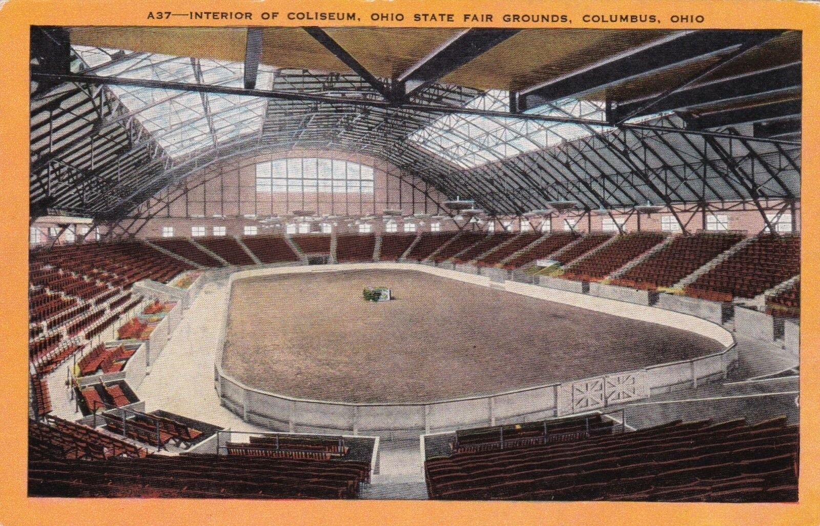 Ohio Columbus Interior Of Coliseum Ohio State Fair Grounds sk2225 ...
