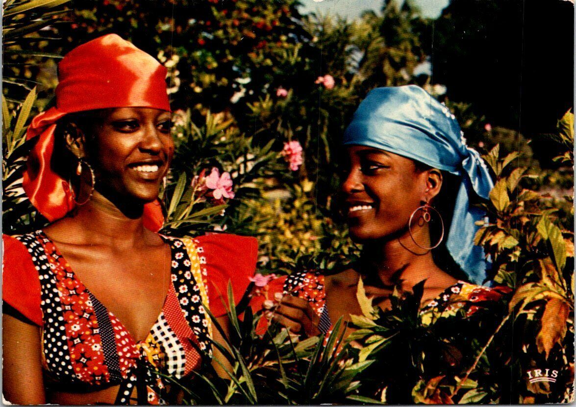 Vintage Continental Size Postcard the Smiles of Haiti Local Women in ...