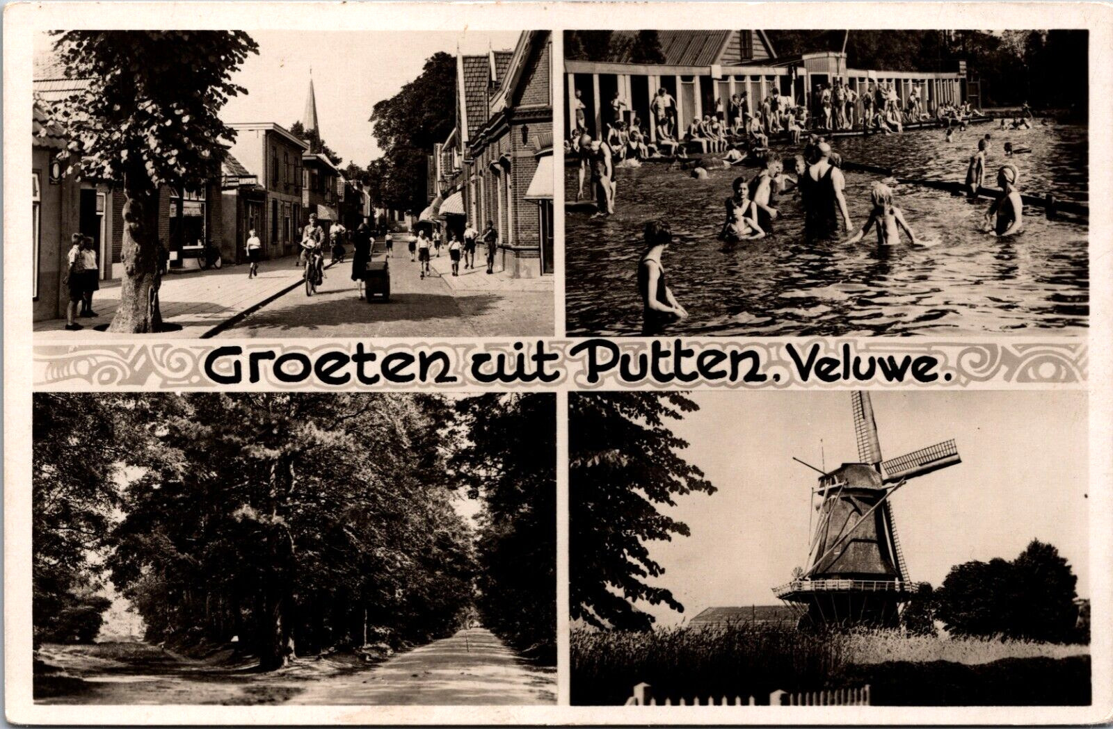 Netherlands Groeten Uit Putten Veluwe Vintage RPPC C014 | Europe ...