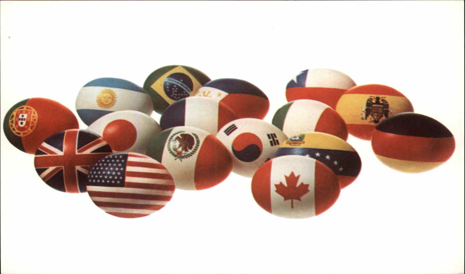 Vintage PC H&N International NICK CHICK Flags on Eggs LAYING HENS AD ...