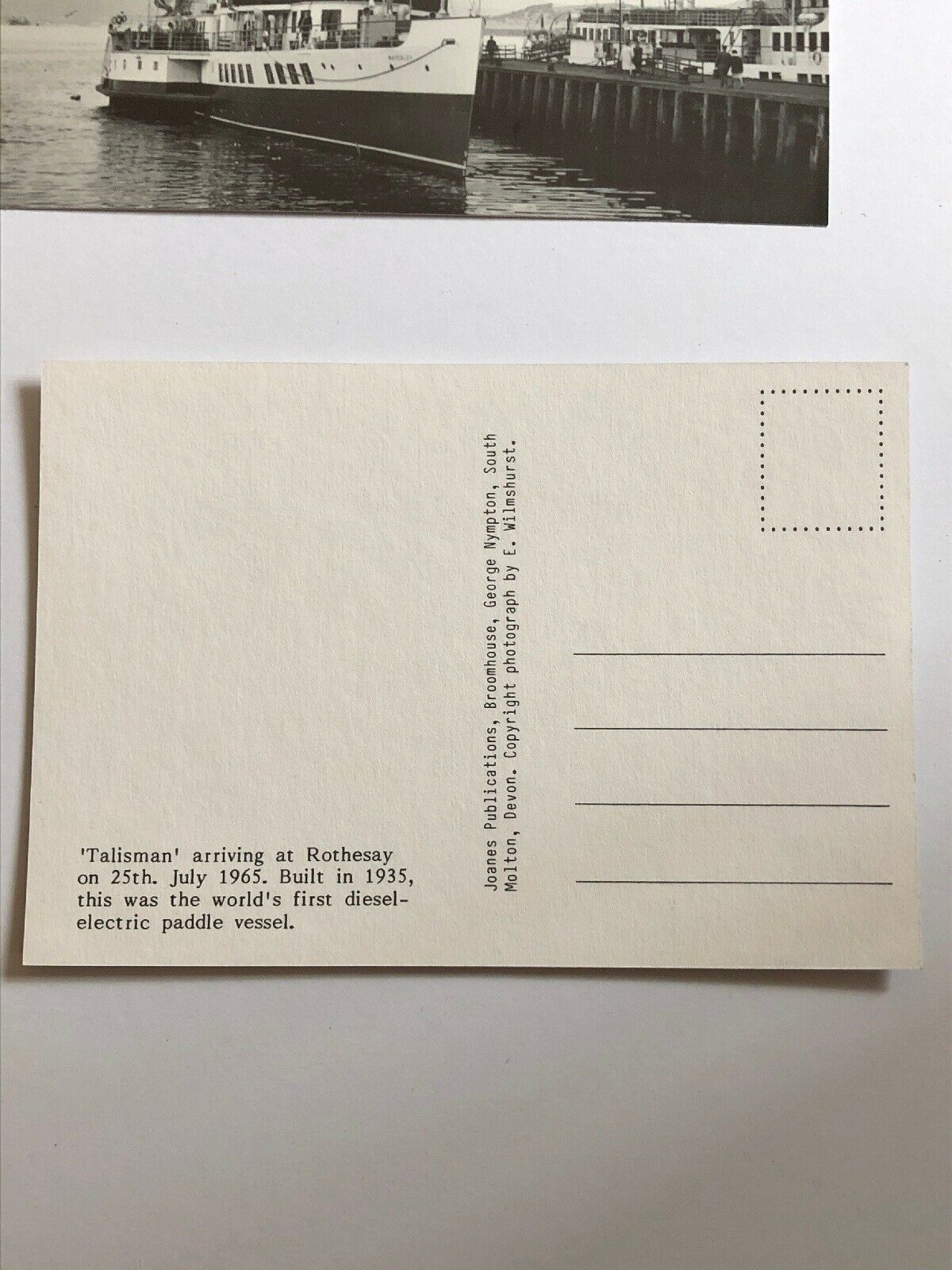 Historic Clyde Passenger Ferries Set of Six Postcards with Folder ...
