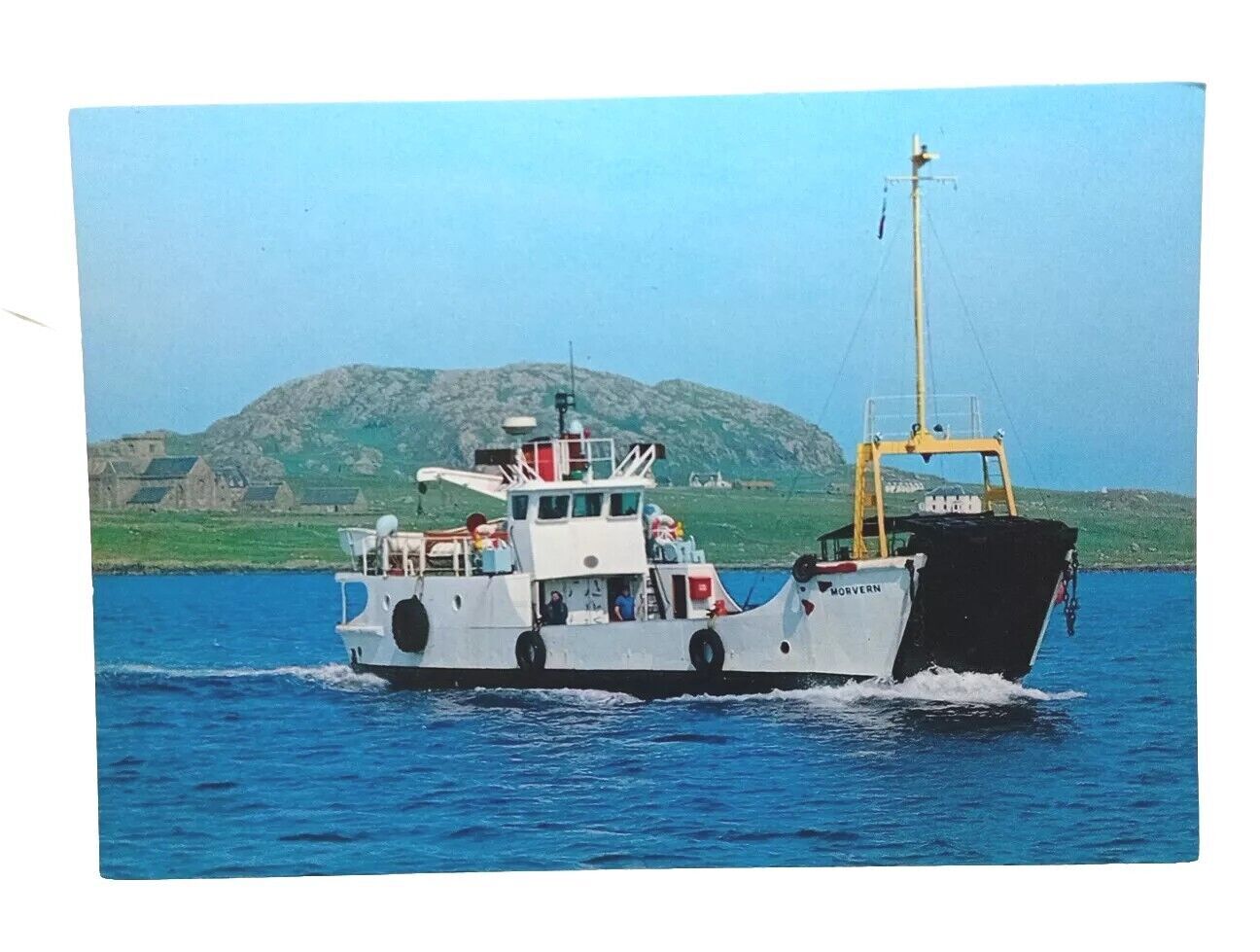 The Ferry Morvern Crossing From Iona To Fionnphort Isle Of Mull Vintage ...
