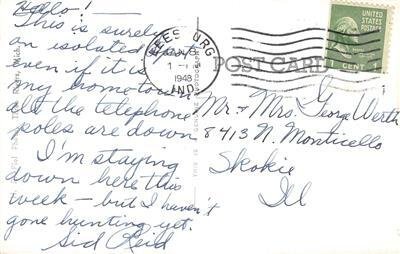RPPC Camp Alexander Mack BECKER LODGE Milford IN Boy Scout 1948 Vintage ...