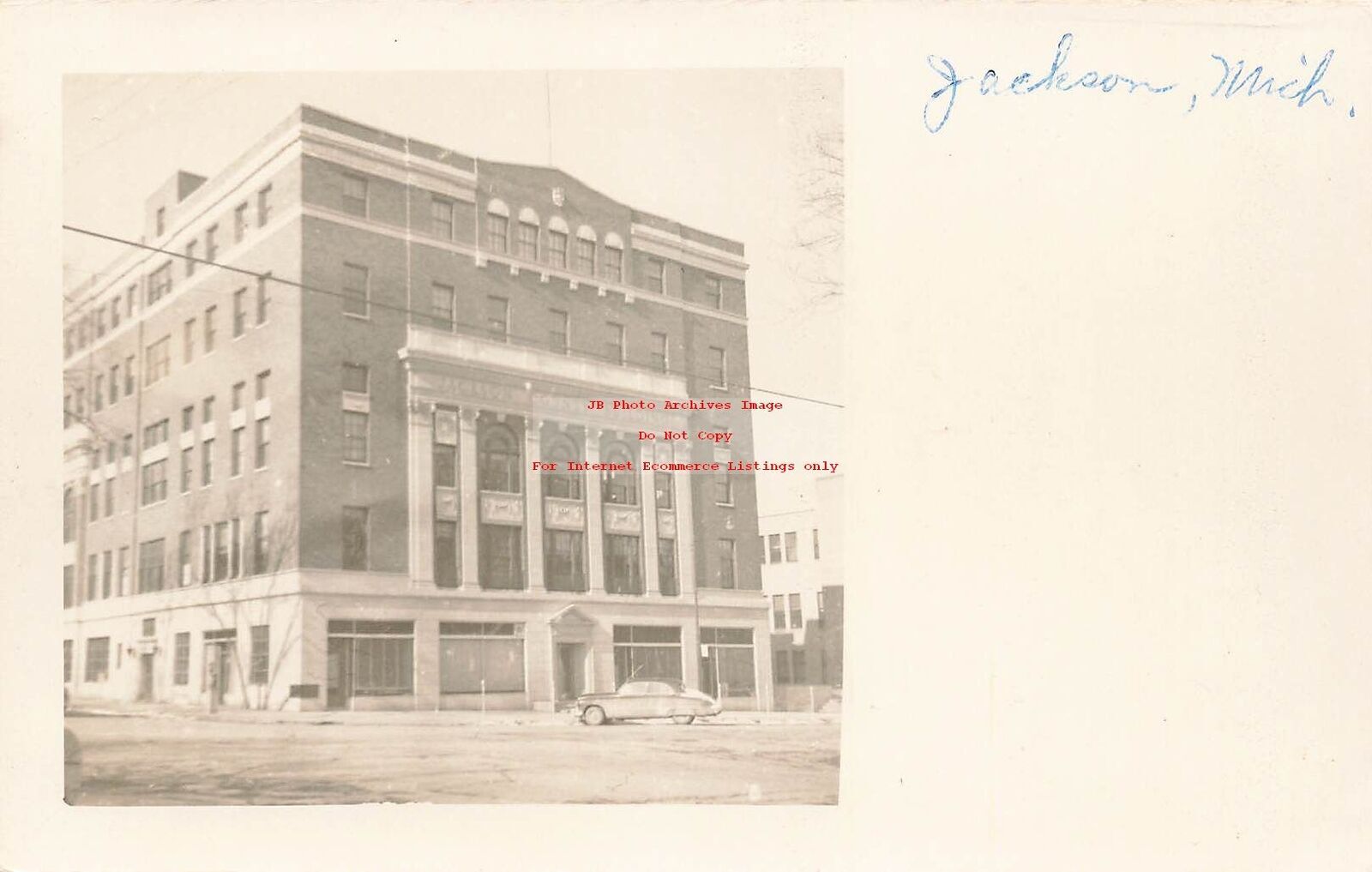 MI, Jackson, Michigan, RPPC, Jackson County Courthouse, 1950s, Photo ...