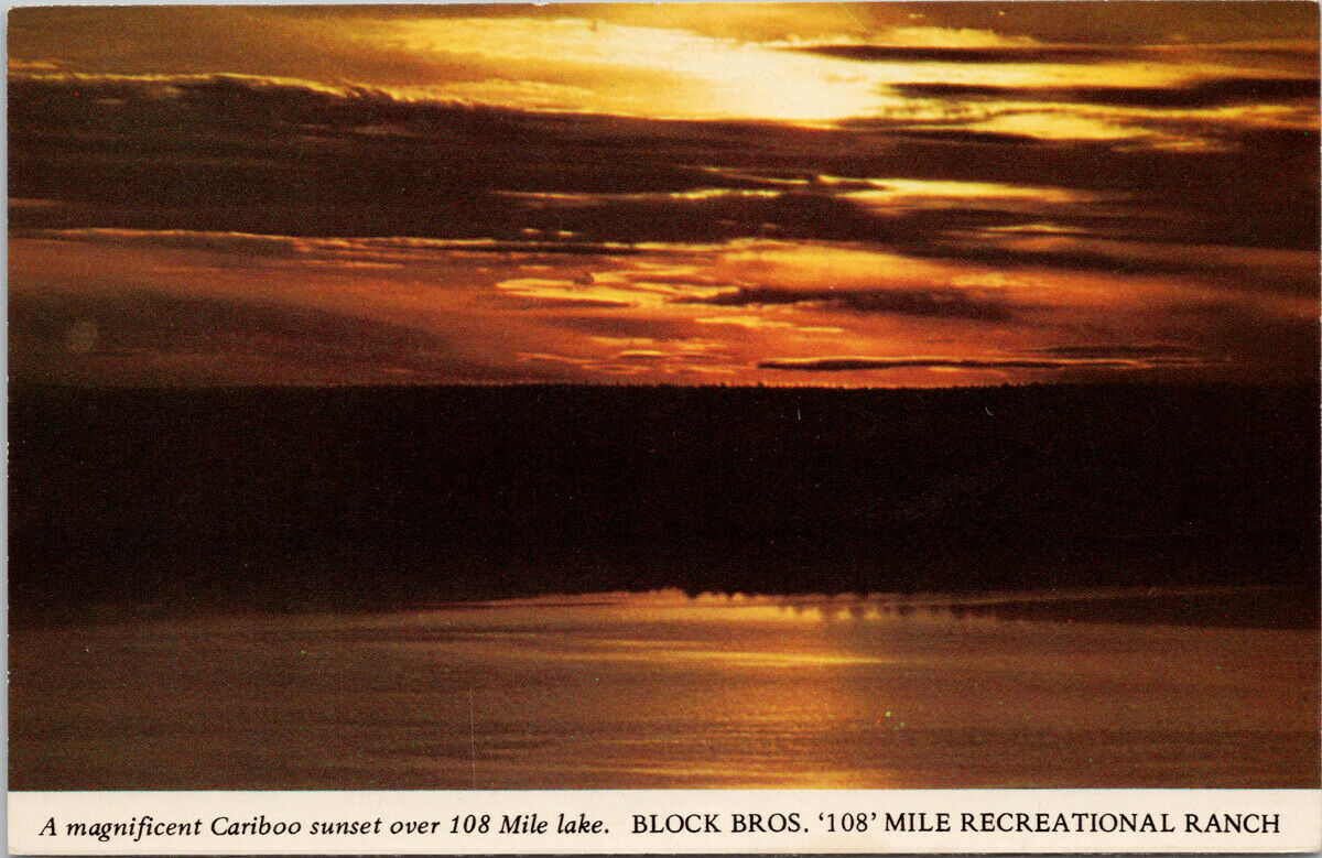 108 Mile Lake BC Cariboo 108 Mile Recreational Ranch Block Bros ...