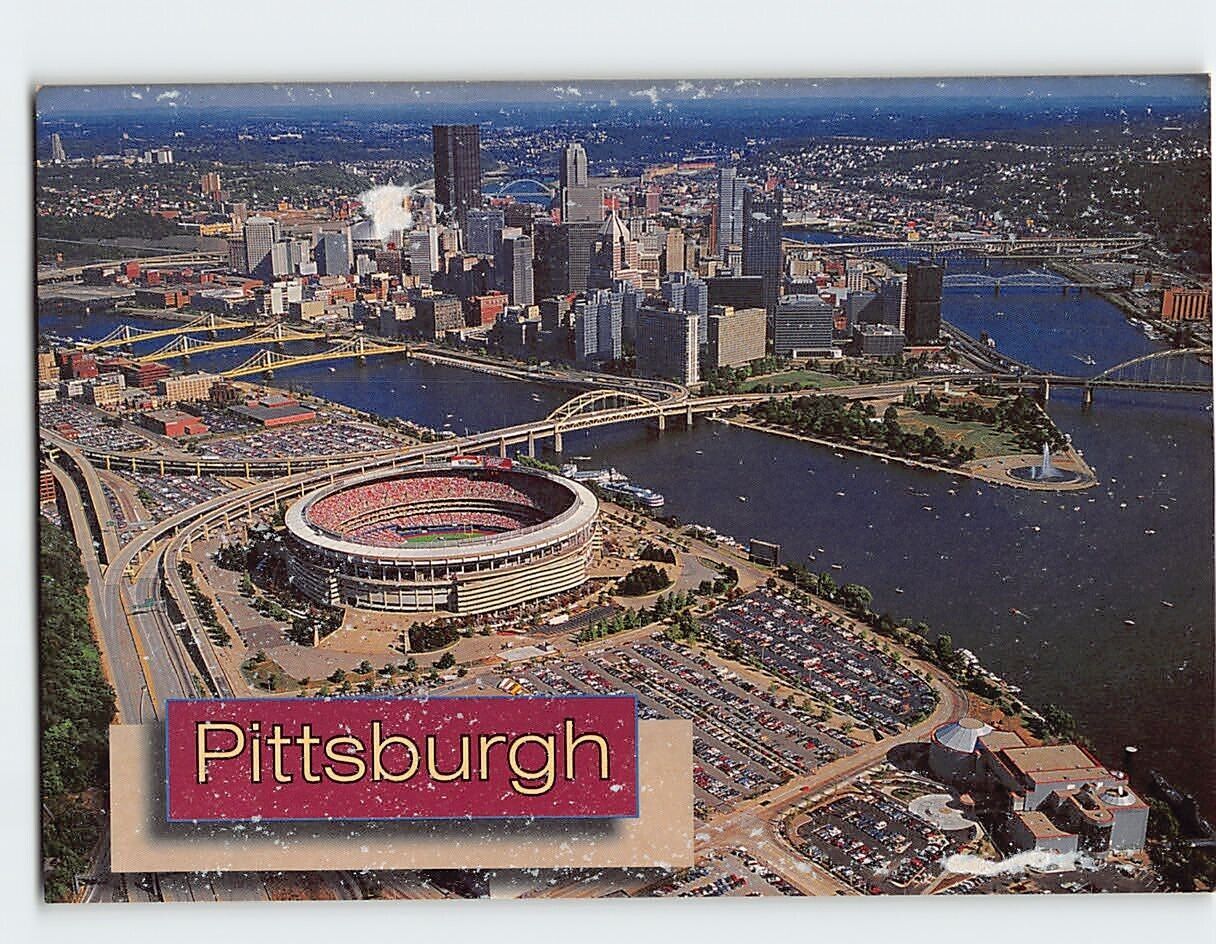 Postcard Aerial view, Pittsburgh, Pennsylvania | United States ...