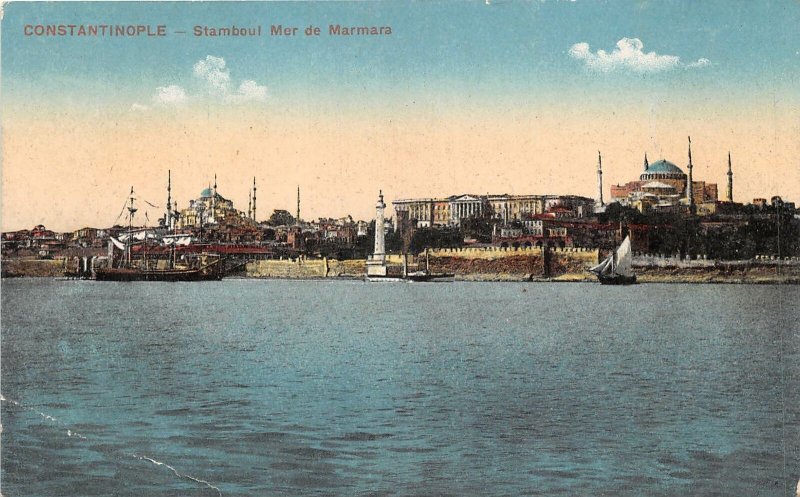 US6588 stamboul mer de marmara ship constantinople istanbul turkey ...