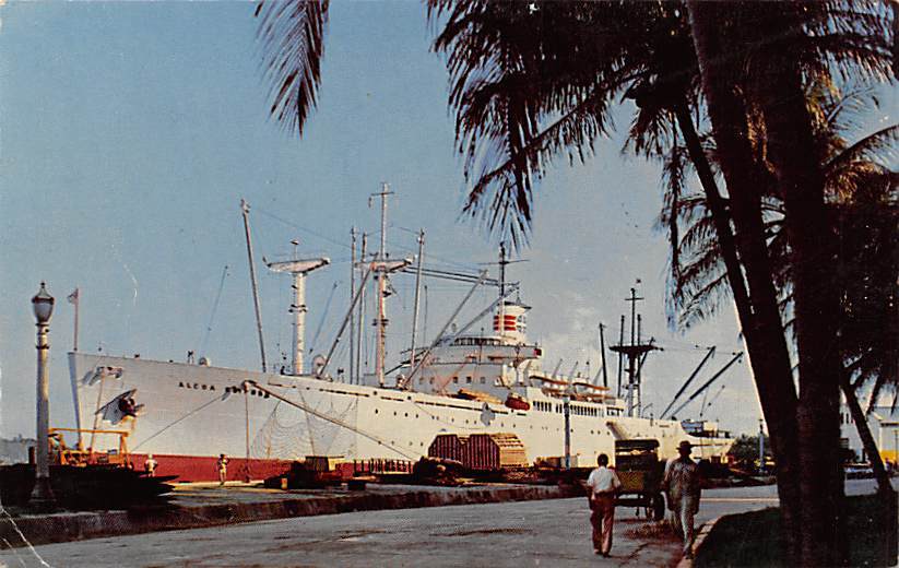 SS Alcoa Clipper Freighters Writing on back, missing stamp | Topics ...