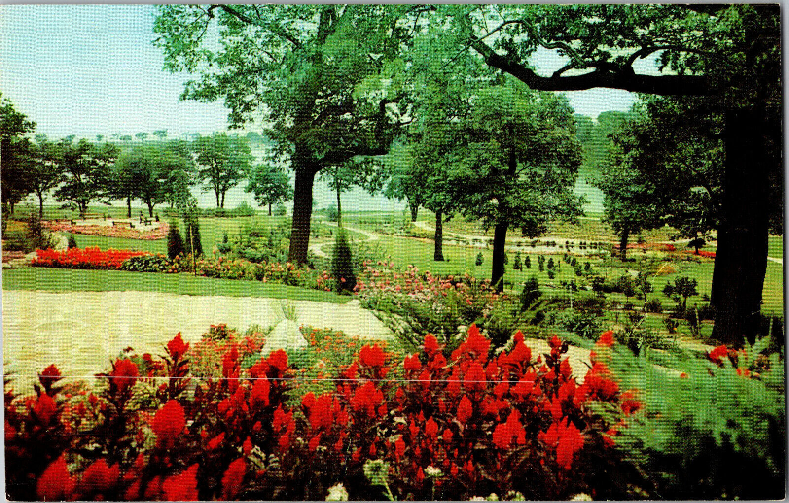 Hillside Gardens Overlooking Grenadier Pond in High Park Toronto C1950s ...