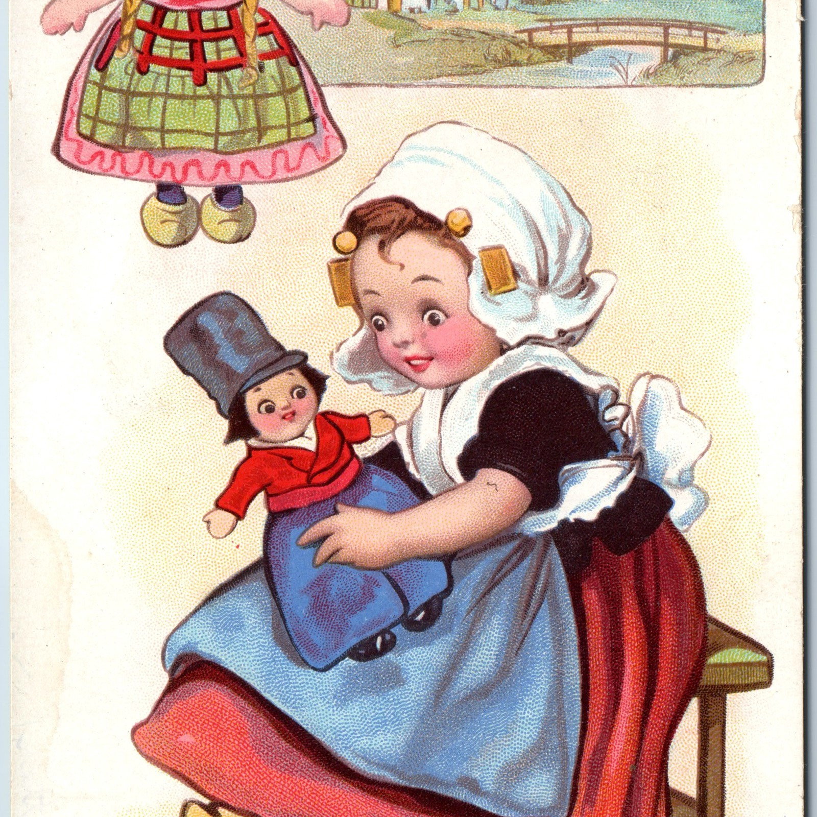 1908 Dutch Swift's Premium Butterine We Girls in Holland Butter Ad ...