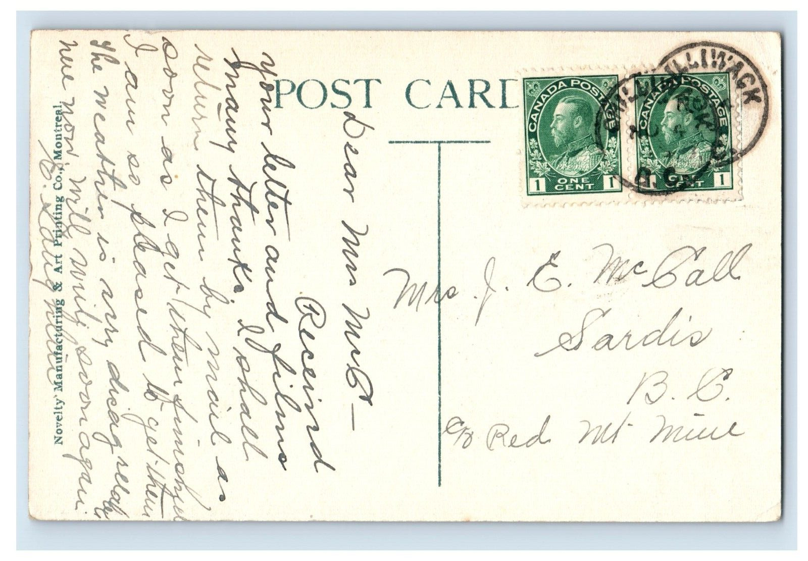 Vintage St. Alice Hotel Harrison Hot Spring, B.C. Postcard F145E ...